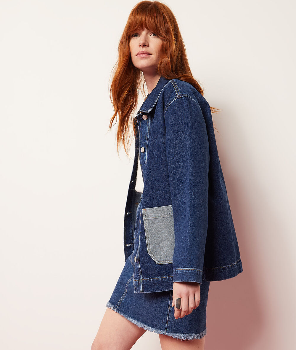 Veste en jean - DIGNE - JEAN DENIM - ETAM