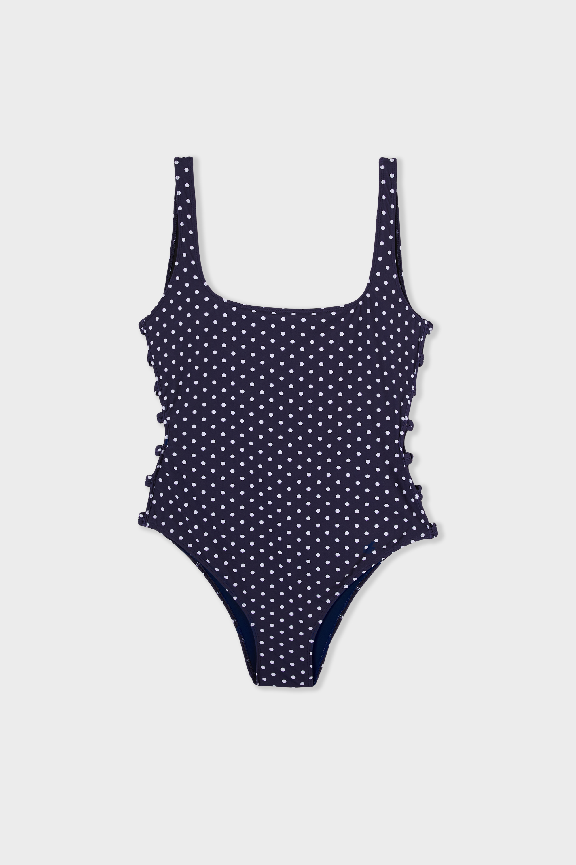 Maillot de bain 1 pièce à pois Marcia Wear x Etam AMOR IMP FD MARINE - ETAM