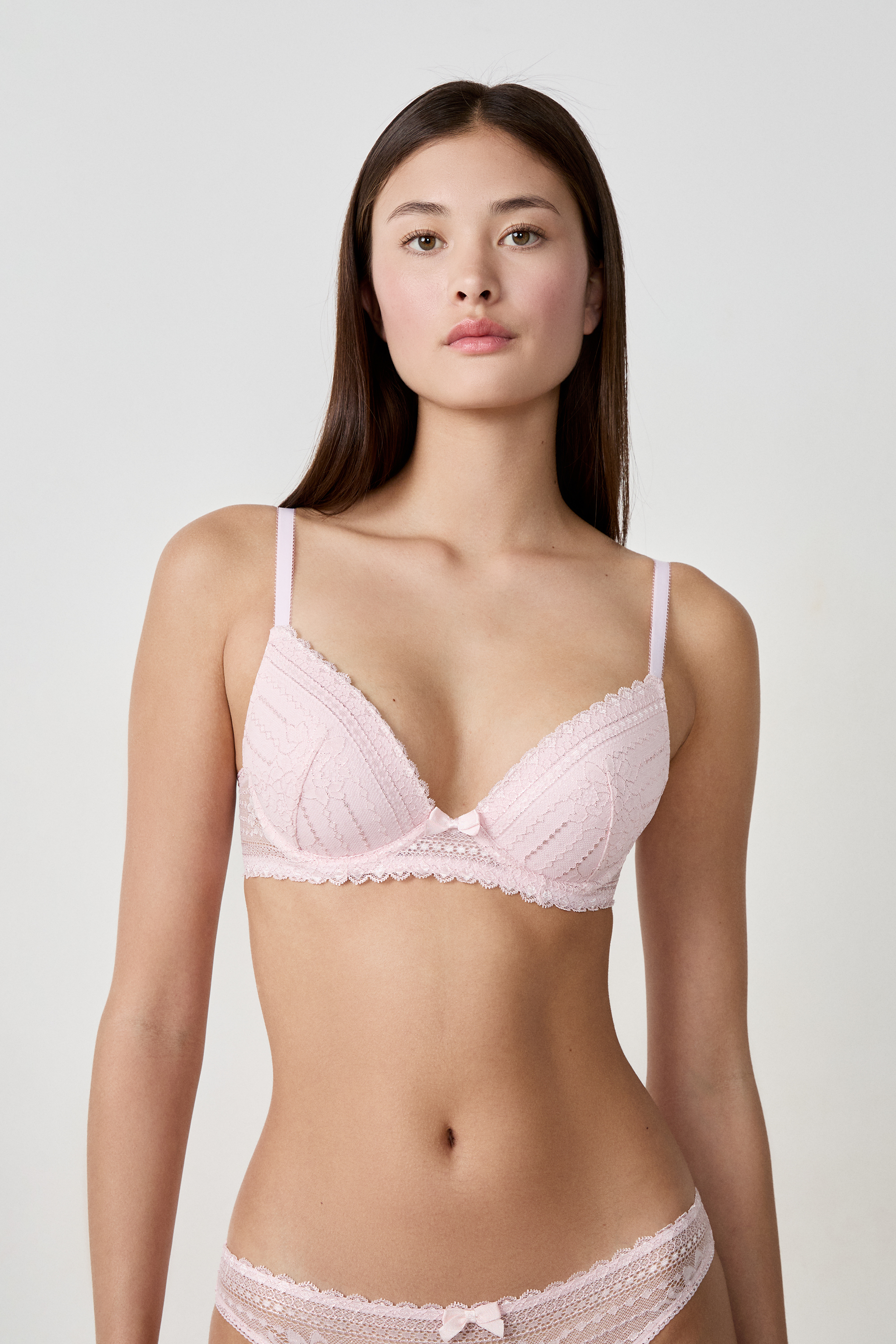 Soutien-gorge N.2 - Le push-up plongeant irisé PANAMA ROSE - ETAM