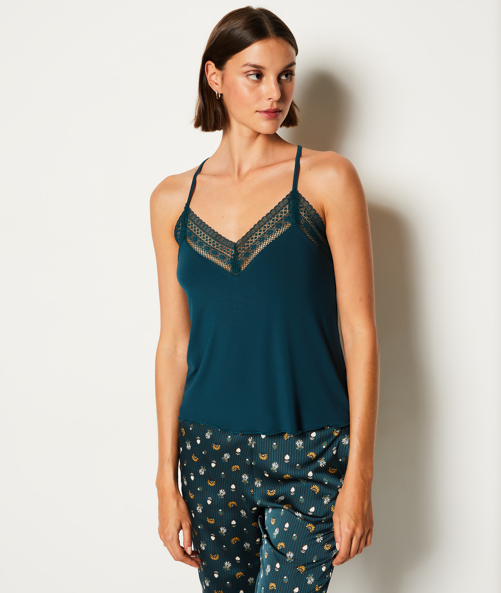 Caraco à bretelles fines BIEBE VERT - ETAM